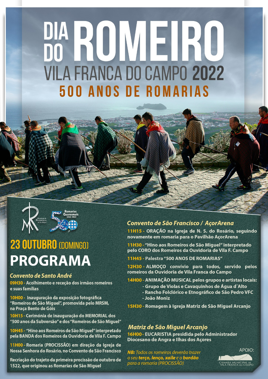 DIA DO ROMEIRO 2022 em Vila Franca do Campo :: Romaria de Vila Franca Campo